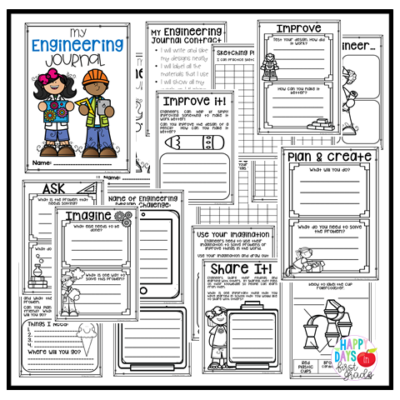 Engineering Journal for 1st and 2nd Graders | Happy Days in First Grade