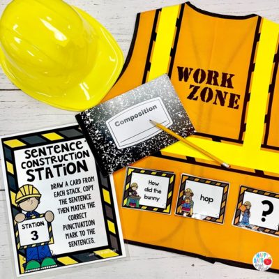 Construction Stations: Centers for Building Letters, Words, and ...