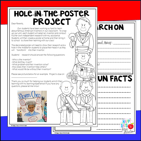 Famous American Inventors: Teaching Ideas | Happy Days in First Grade