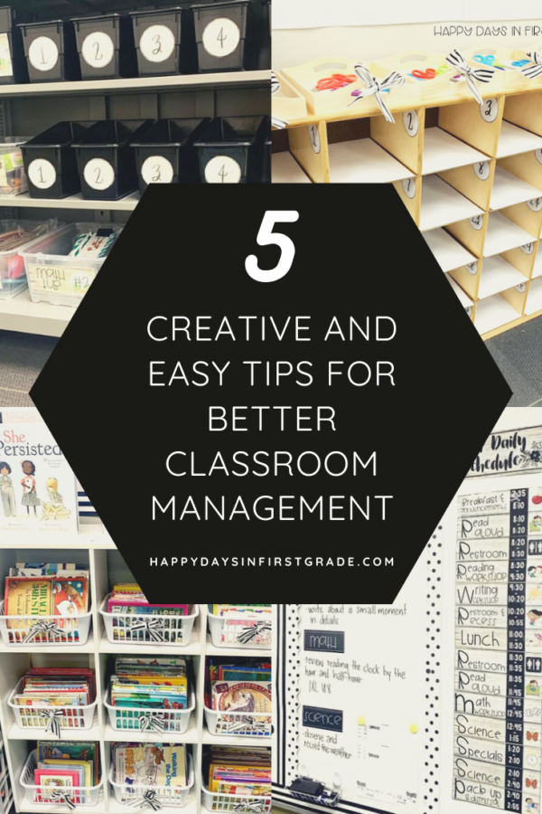5 Creative and Easy Tips for Better Classroom Management | Happy Days ...