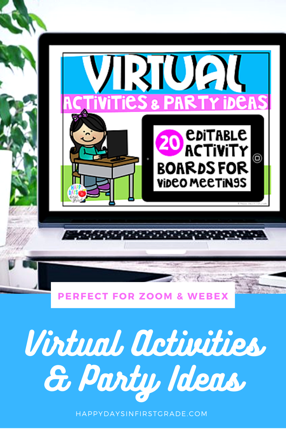 Virtual Activities and Party Ideas for Zoom or WebEx Meetings | Happy ...